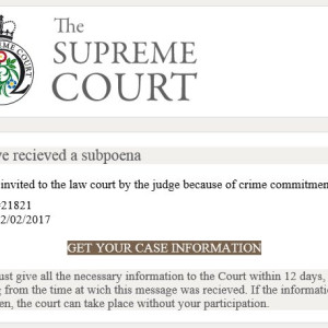 Supreme Court issues warning over fraudulent email | Scottish Legal News