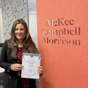 McKee Campbell Morrison raises £1,520 for Will Aid | Scottish Legal News