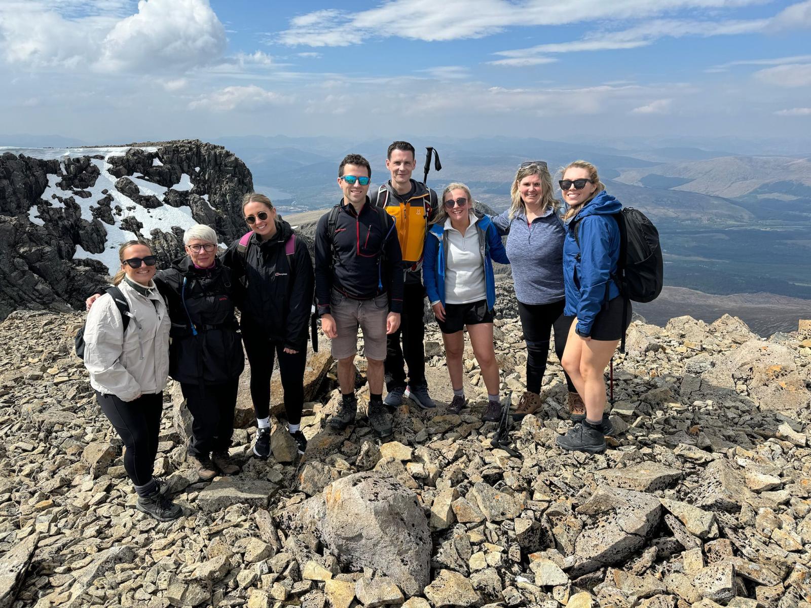 Macnabs team climbs Ben Nevis for Tayside Mountain Rescue | Scottish ...